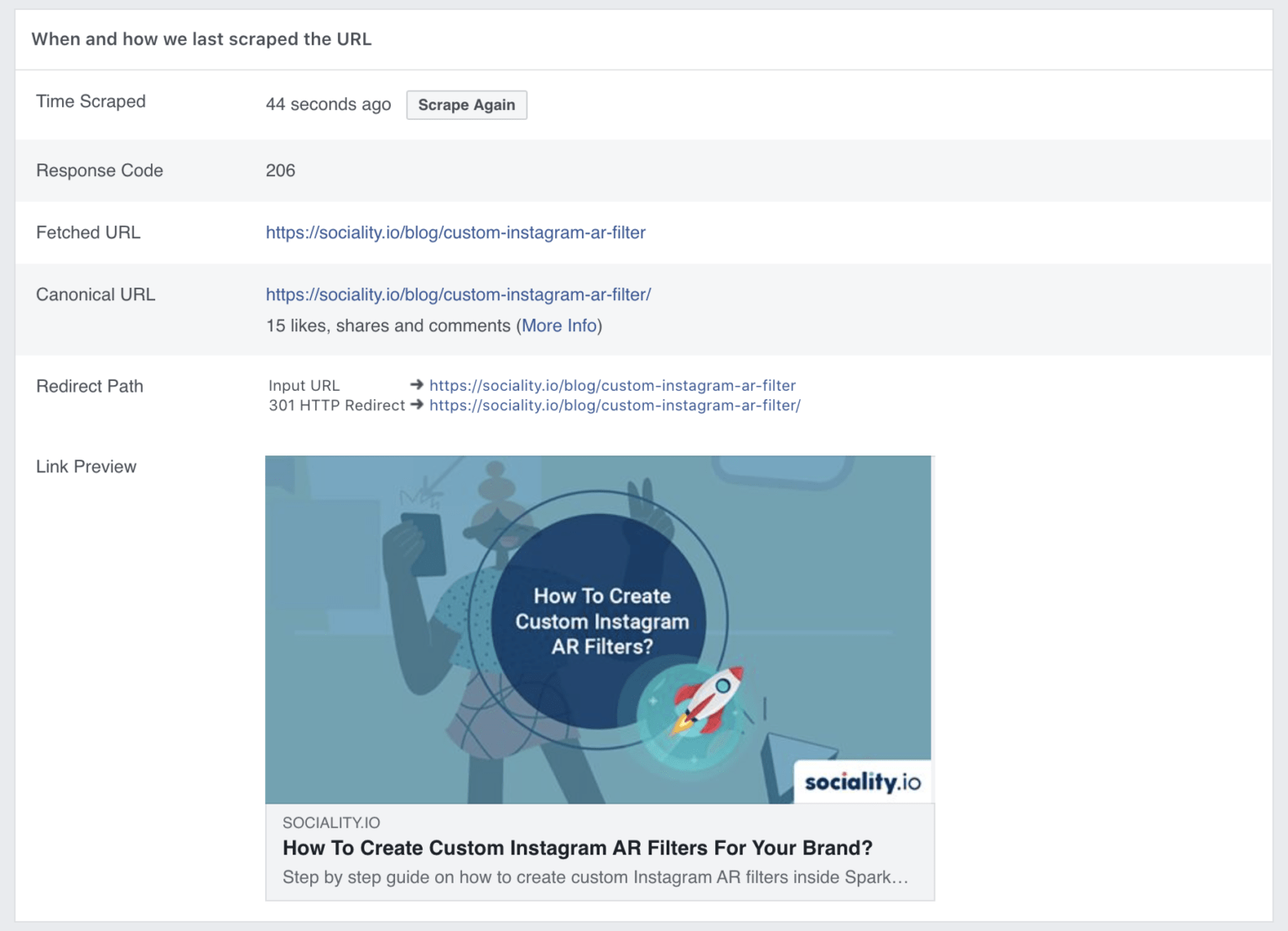 How to Use Facebook Debugger - Sociality.io Blog