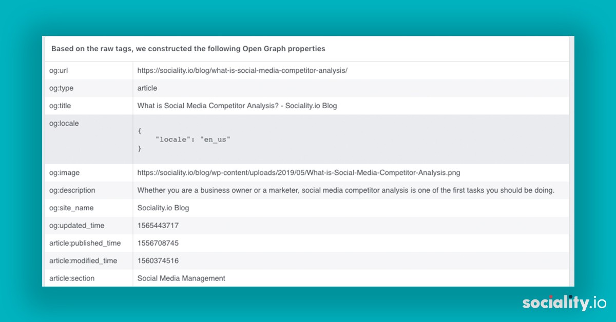 How to Use Facebook Debugger - Sociality.io Blog