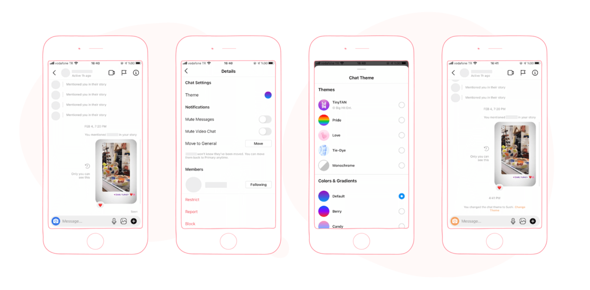 How to change the background color of Instagram Stories?