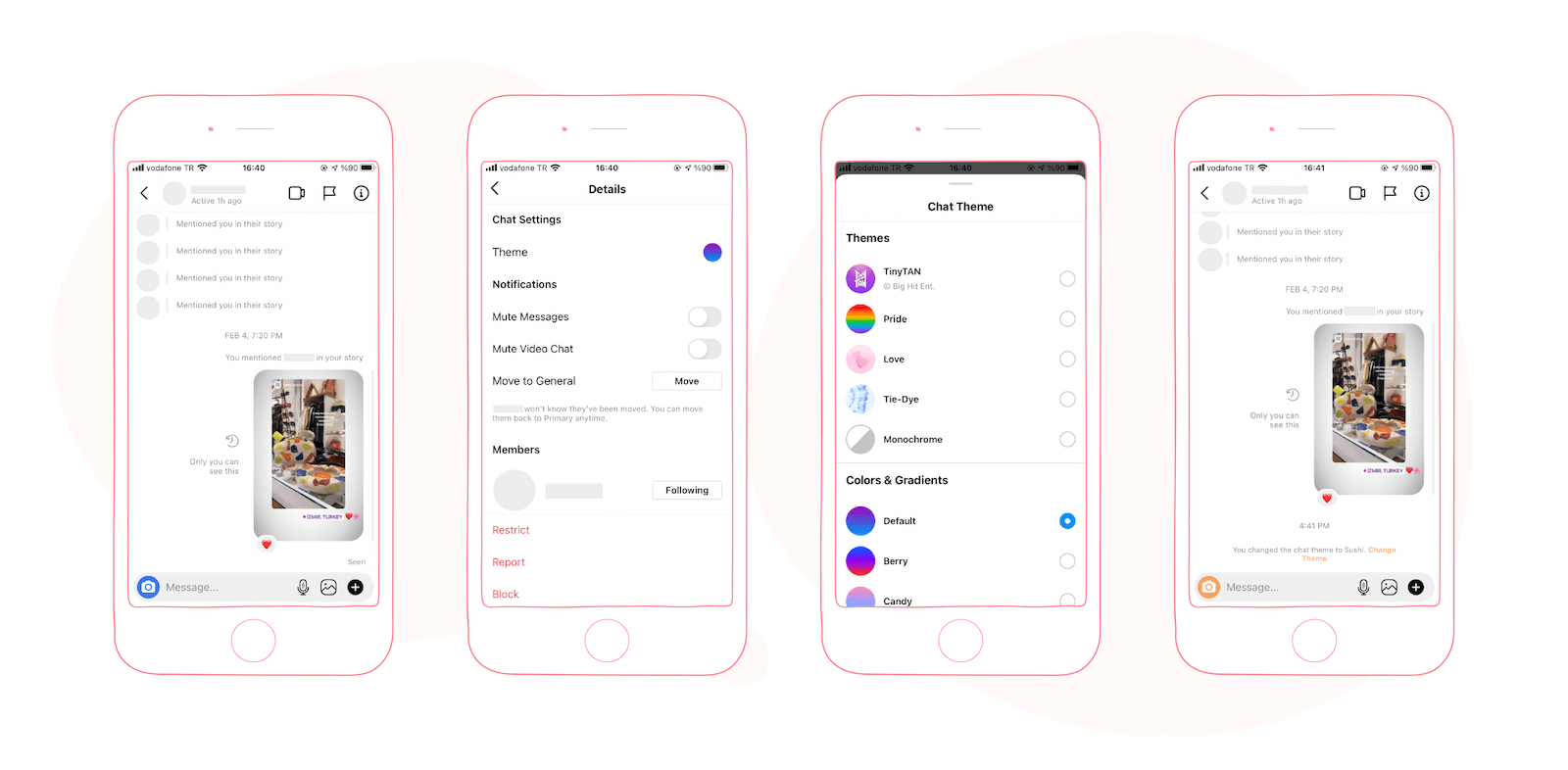 How to change the background color of Instagram Stories?