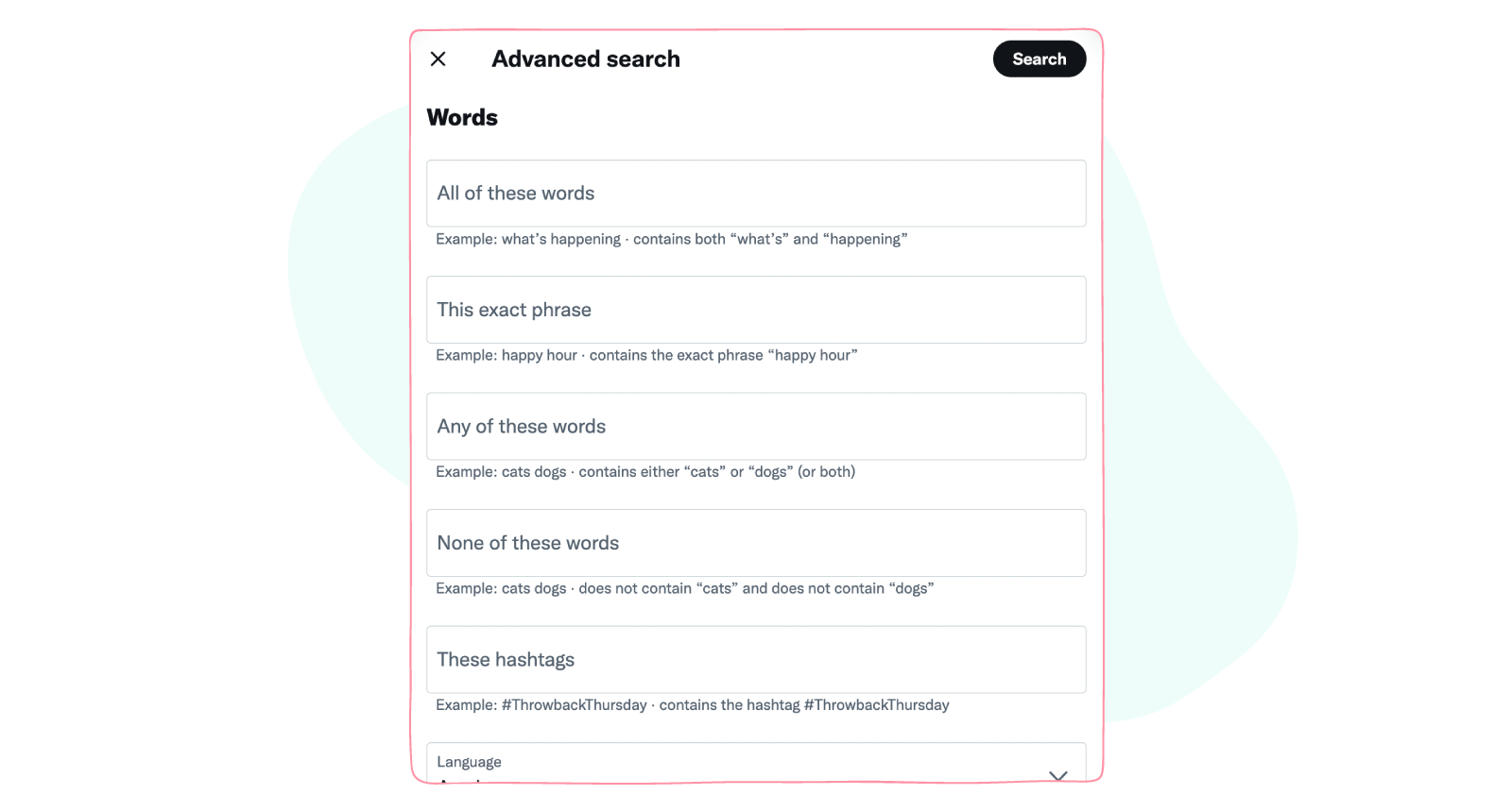 How to use Twitter advanced search - Sociality.io Blog