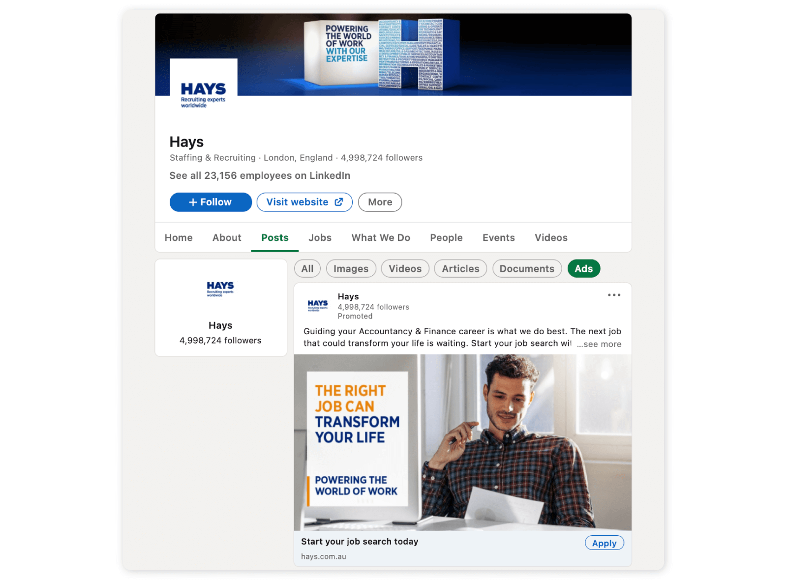 Competitor analysis benchmarking using LinkedIn analytics tools
