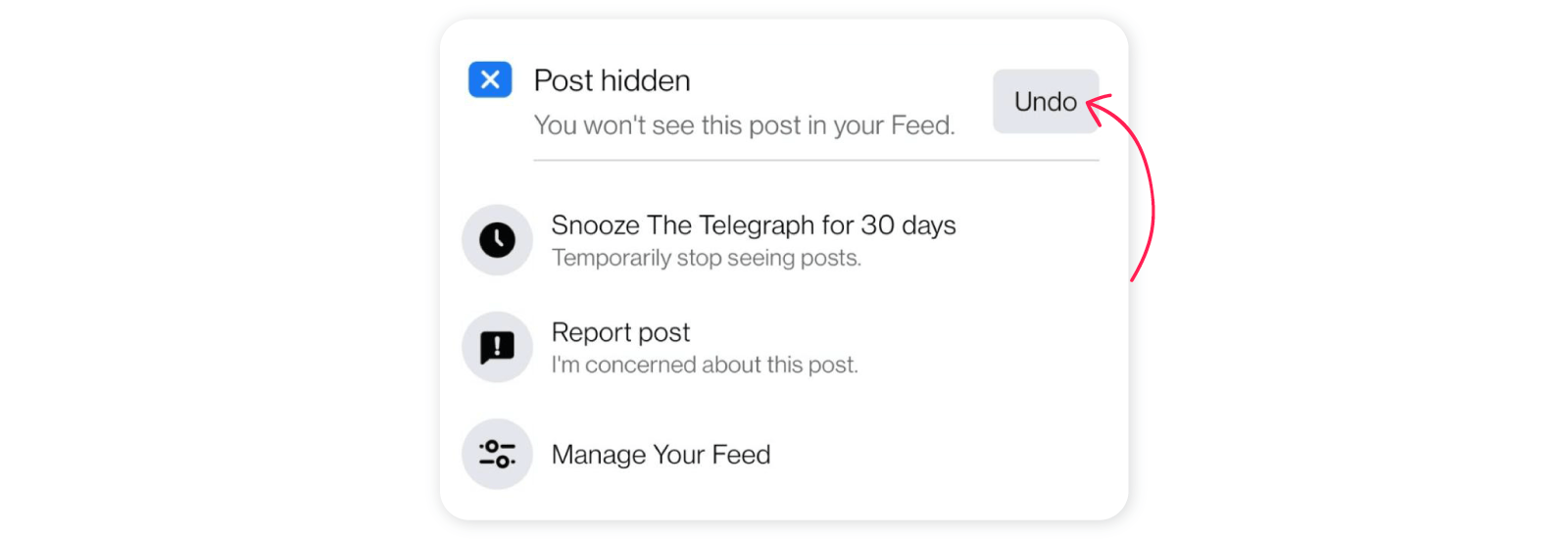How to unhide a post on Facebook? Here are all the answers