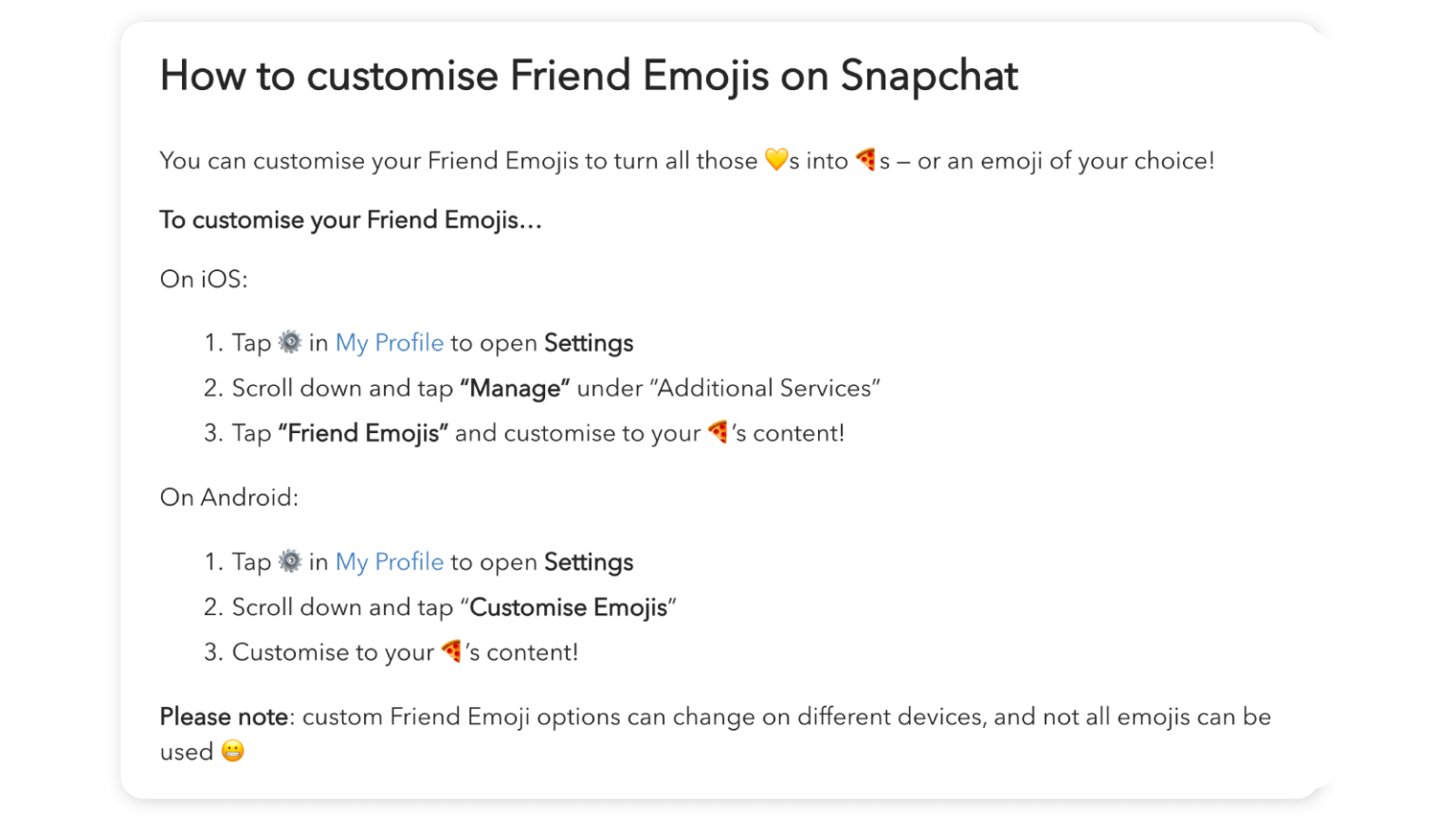 Snapchat emoji meanings: What you need to know in 2025