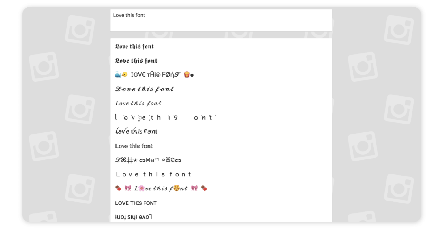 5 free Instagram fonts tool to upgrade your Instagram aesthetic