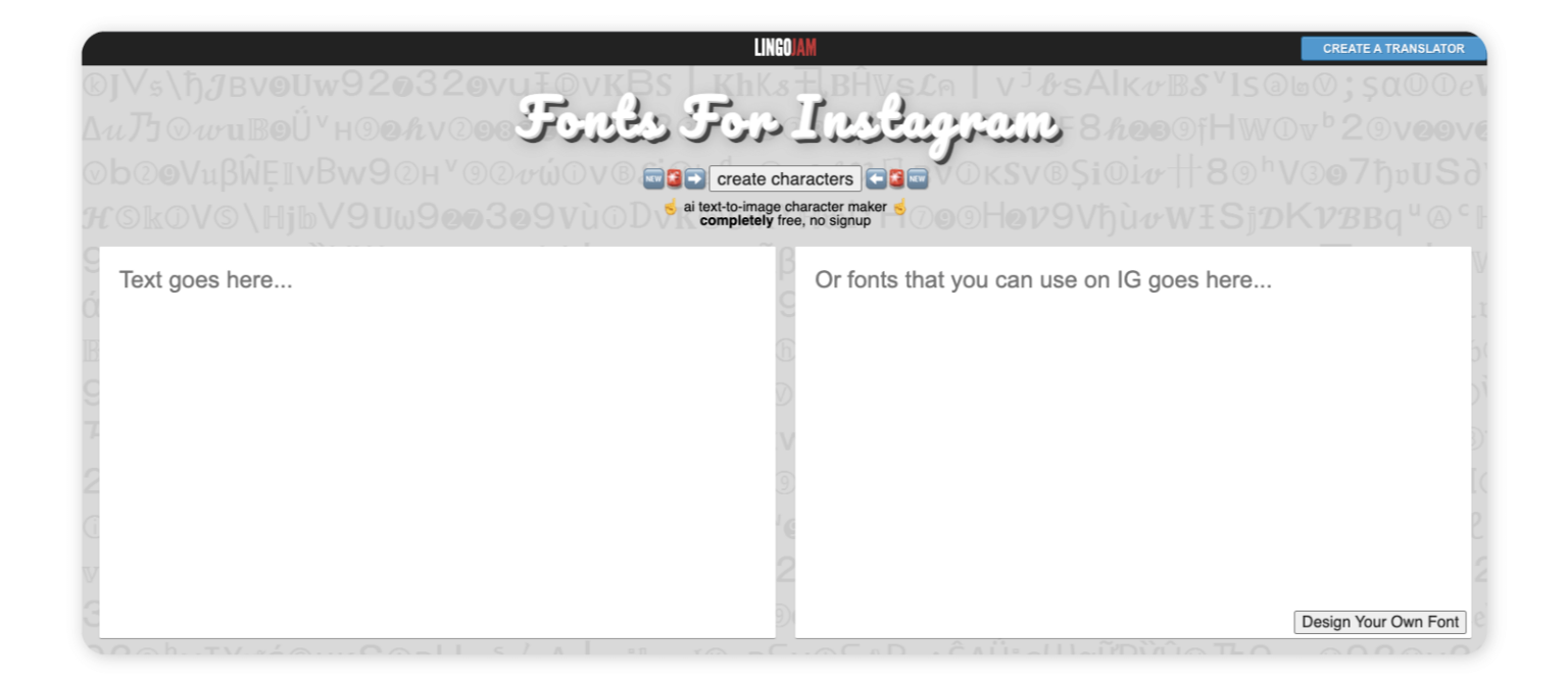 5 free Instagram fonts tool to upgrade your Instagram aesthetic