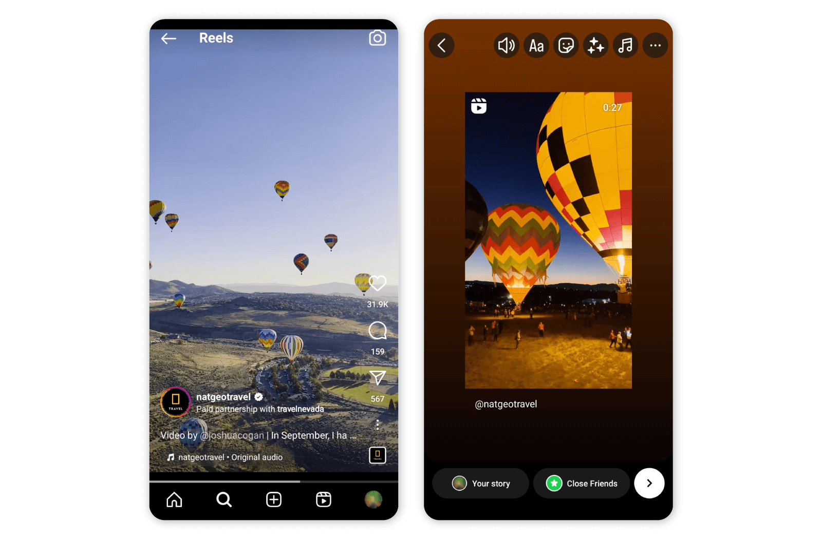 How to repost a story on Instagram?